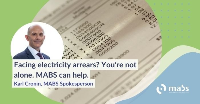 Facing electricity arrears? You’re not alone. MABS can help.